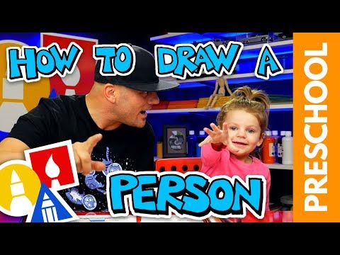 How To Draw A Person For Kids| 40 Easy Lessons on Drawing A Person