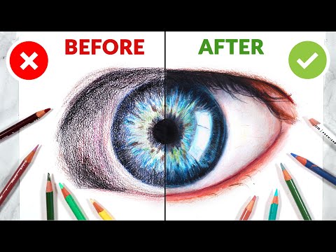 How to Draw with Colored Pencil| 40 Easy Lessons on Drawing with ...
