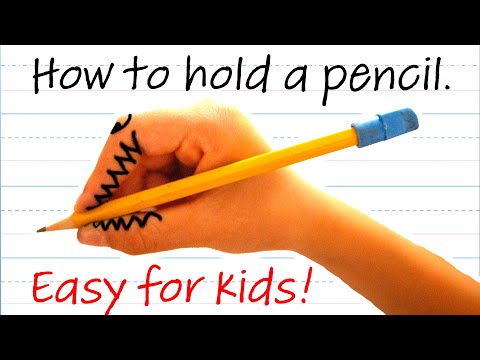 How to Hold a Pencil for Drawing| 40 Easy Lessons on Holding Pencils