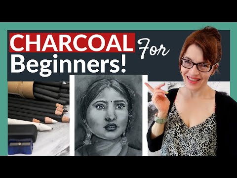 How to Draw with Charcoal | 40 Easy Lessons on Drawing in Charcoal