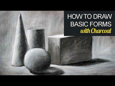 How to Draw with Charcoal | 40 Easy Lessons on Drawing in Charcoal