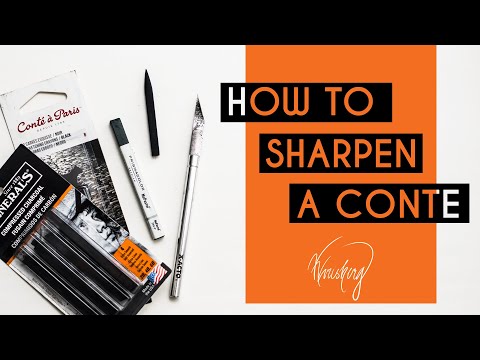 How to Make Conte Crayon Art| 40 Easy Lessons on Conte Crayon Art