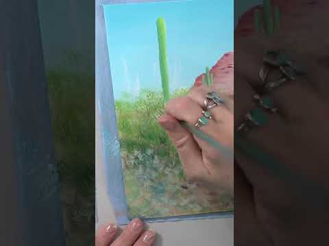 How to Paint a Desert Landscape| 40 Easy Lessons on Painting a Desert ...