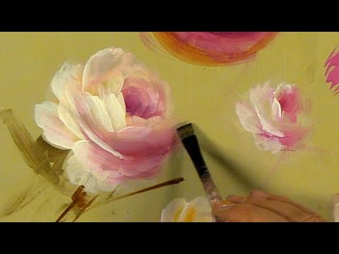 How To Paint a Rose Step by Step Instruction| 40 Easy Lessons on ...