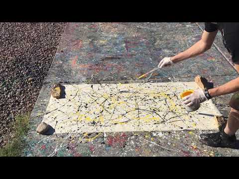 How to Paint Like Jackson Pollock| 40 Easy Lessons on Painting Like Pollock