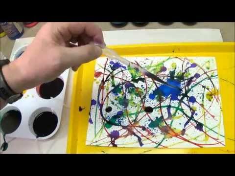 How to Paint Like Jackson Pollock| 40 Easy Lessons on Painting Like Pollock