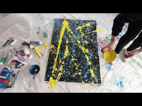 How to Paint Like Jackson Pollock| 40 Easy Lessons on Painting Like Pollock