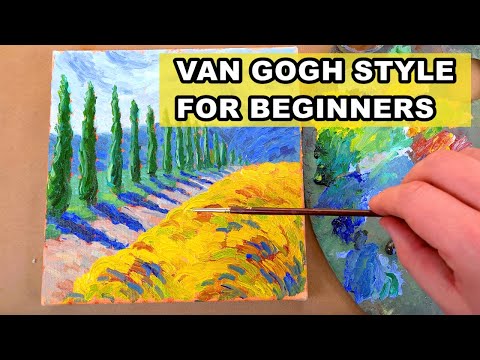 How to Paint Like Van Gogh| 40 Easy Lessons on Painting Like Van Gogh