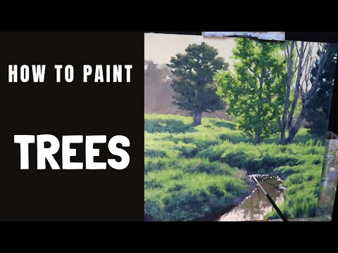 How to Paint Trees| 40 Easy Lessons on Painting Trees