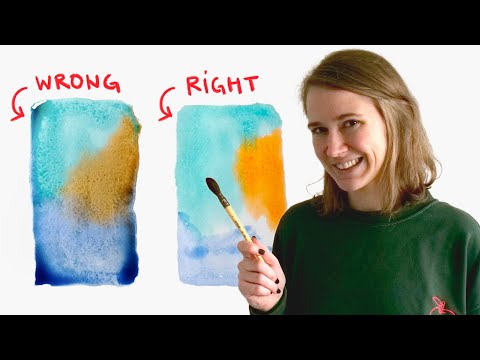How To Paint With Watercolor for Kids| 40 Easy Lessons on Painting With ...