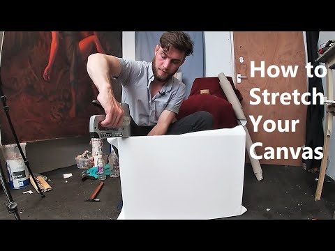 How to Stretch Canvas Techniques and Supplies| 40 Videos