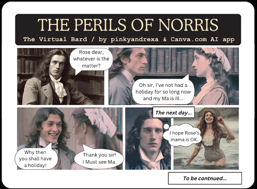 The Perils of Norris AI cartoon by pinkyandrexa aka Sara L Russell ...